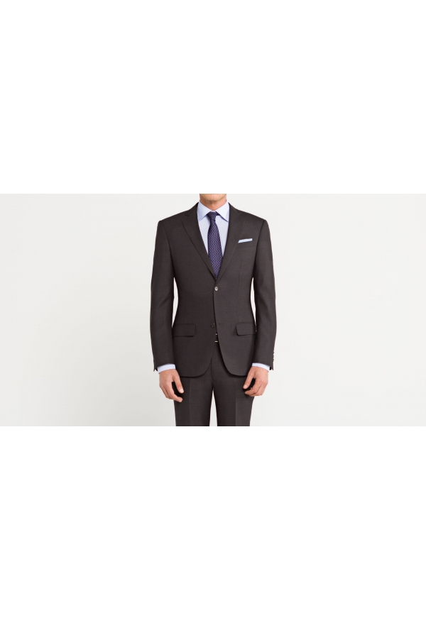 Tailored Grey Textured Wool Blazer Cole | Mansolutely