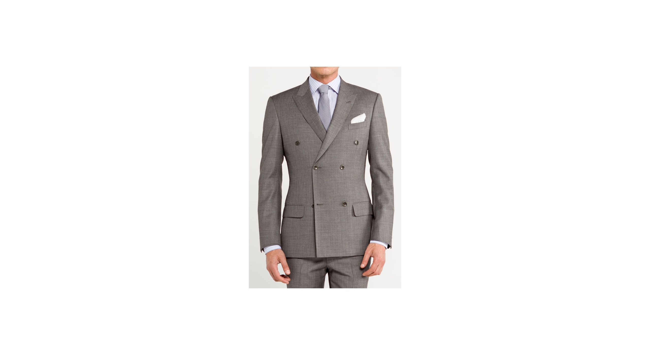 Mayfair Charcoal Fil‑à‑Fil Wool Blazer – Tailored 100% Wool