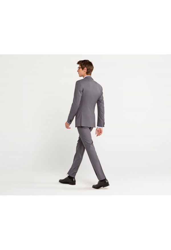 Tailored Light Grey Trousers in Wool Absolute | Mansolutely